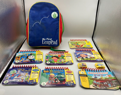 My First LeapPad Learning: Backpack w/ Books 2 Cartridges NO SYSTEM | eBay