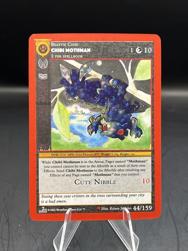 Metazoo Cryptid Nation 2nd Edition - Chibi Mothman 44/159 - Reverse ...