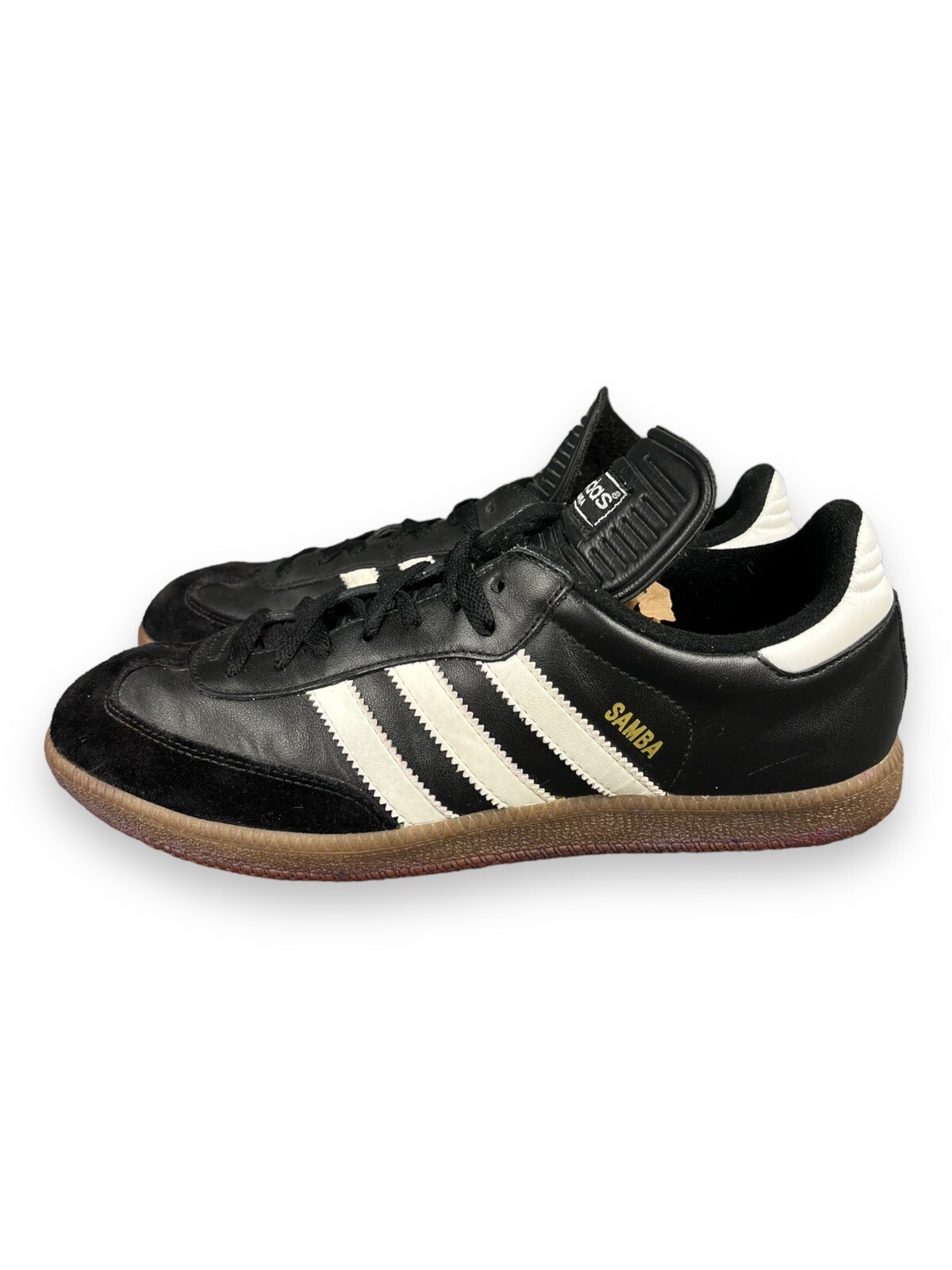Adidas Samba Classic Indoor Soccer Black White Athletic Shoes 034563