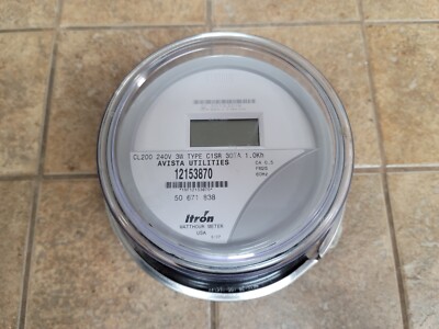 Itron Centron Watthour Meter CL200 240V 3W Type C1SR 30TA 1.0Kh | eBay