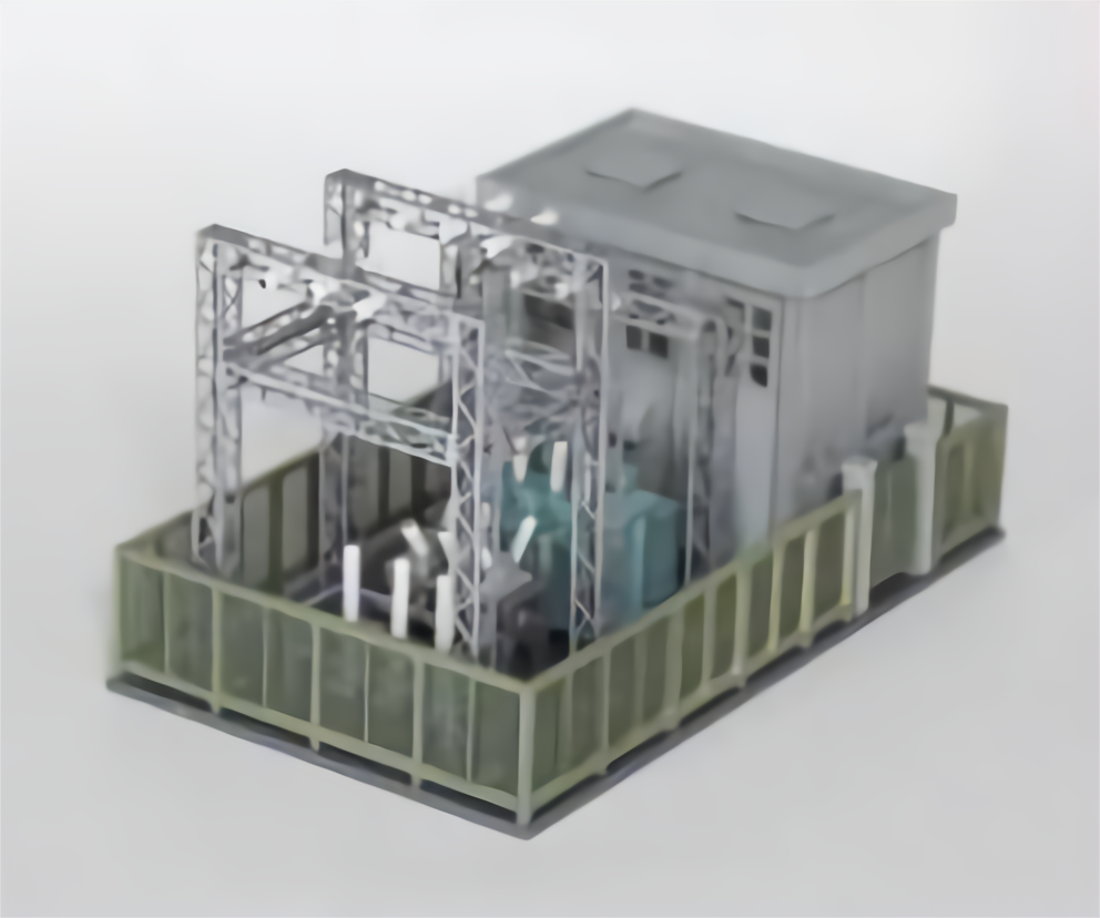 HO Scale CS Substation Kit NIB H0 Structure Building Scenery Diorama | eBay