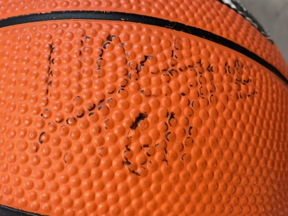 Signed MINI Basketball AND 1 Hot Sauce ALIMOE ESCALADE 50 Go Get It ...