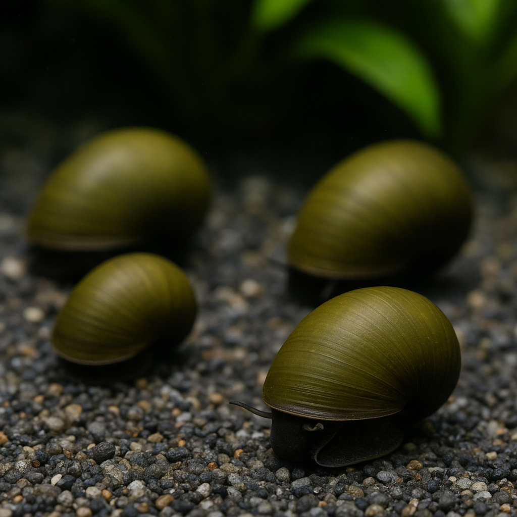 50 Live Olive Nerite Snails – Awesome Algae Eaters! – Freshwater ...