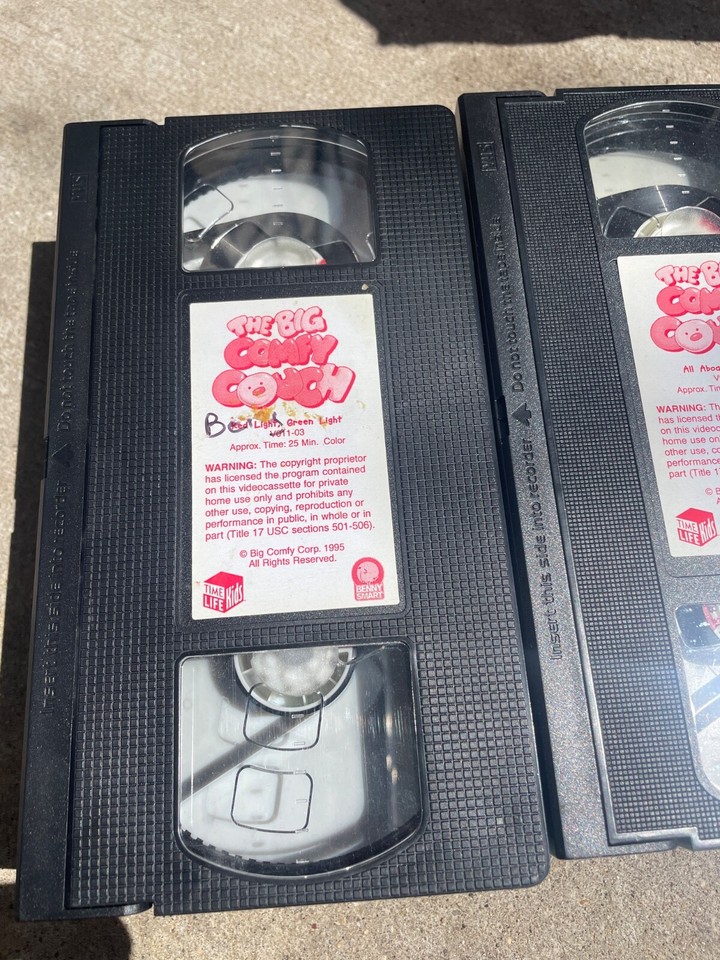 The Big Comfy Couch, vhs, All Aboard For Bed, Red Light, Green Light | eBay
