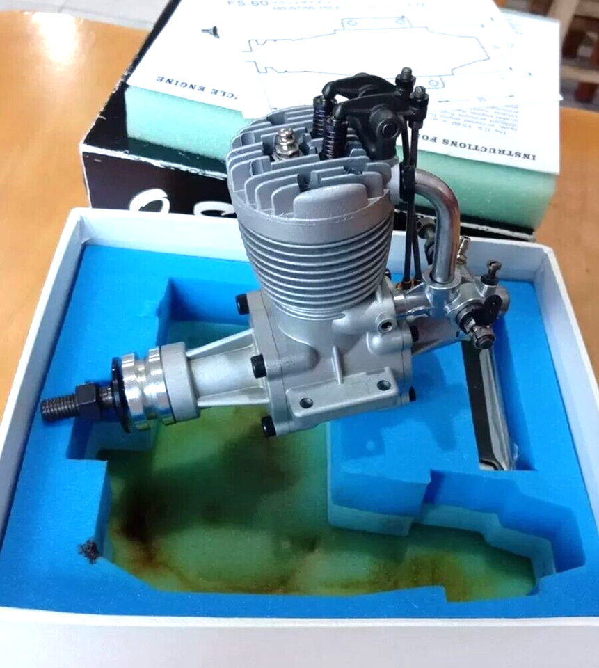 OS Engine OS FS-60 10cc 4-Stroke RC Plane Glow Engine ** 1976 Product ...