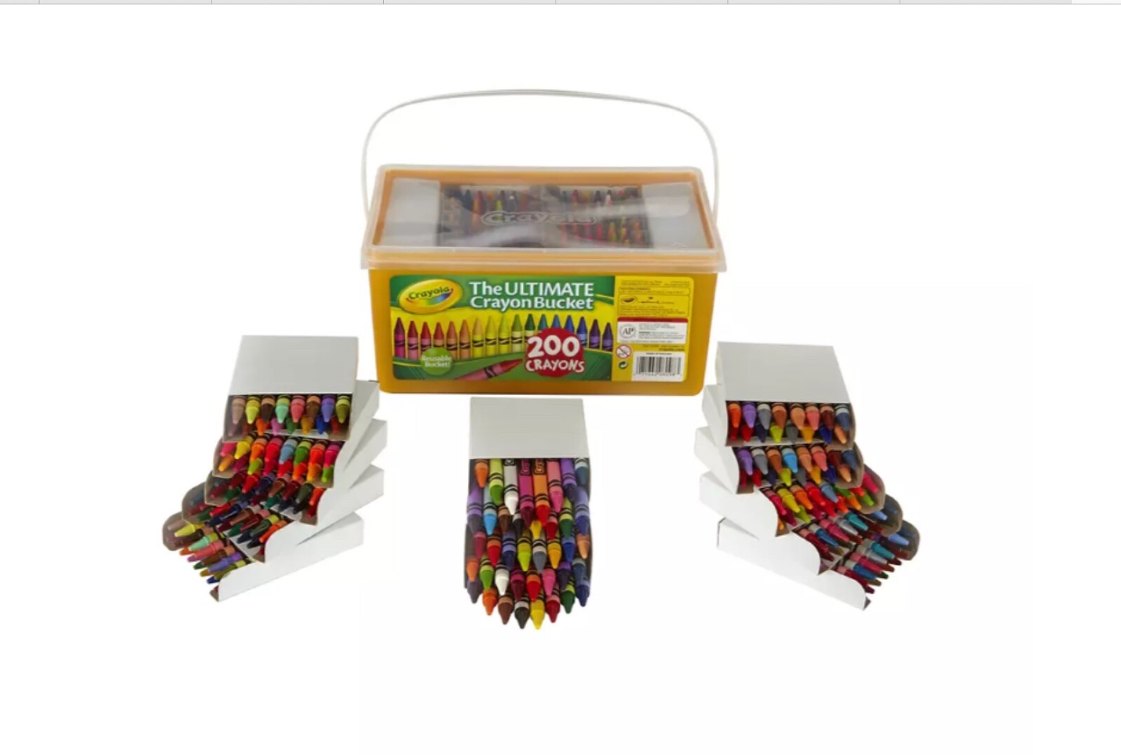 Crayola Ultimate Crayon Bucket 200 Crayons C7118 for sale online | eBay