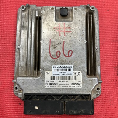 07-09 SILVERADO SIERRA 2500 3500 DURAMAX LMM 6.6L DIESEL ECU 12609441 ...