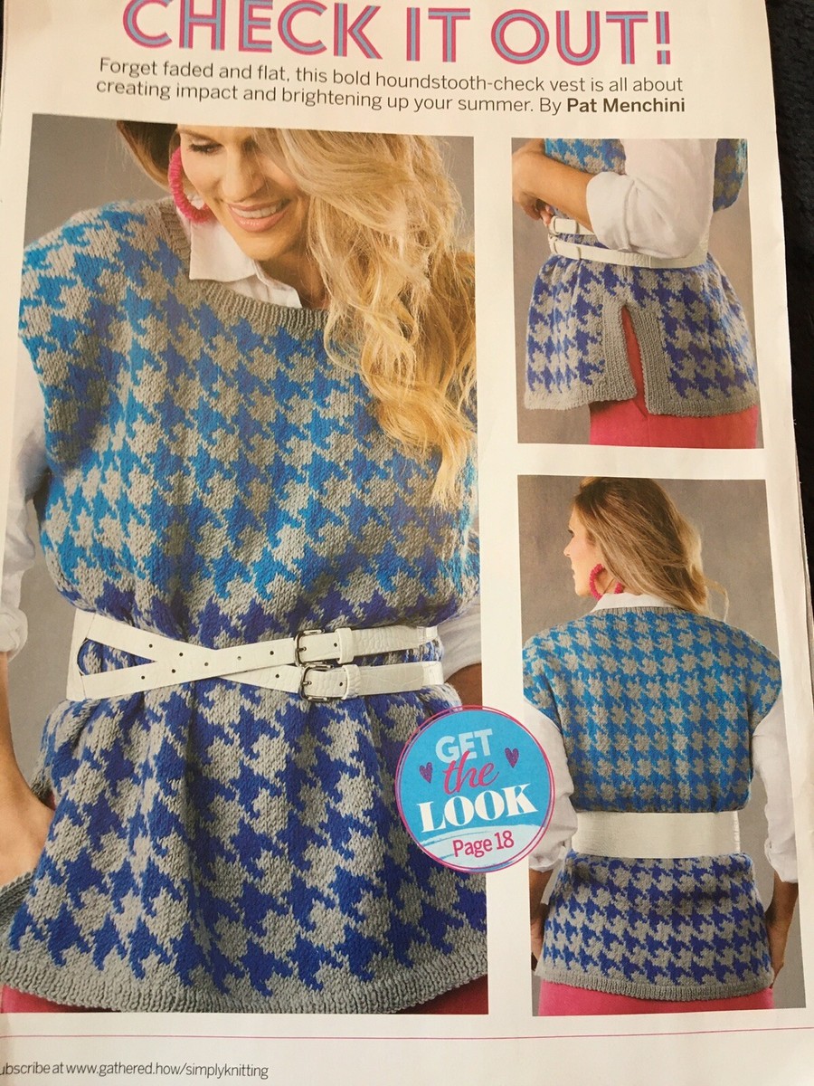 Houndstooth Knitting Pattern