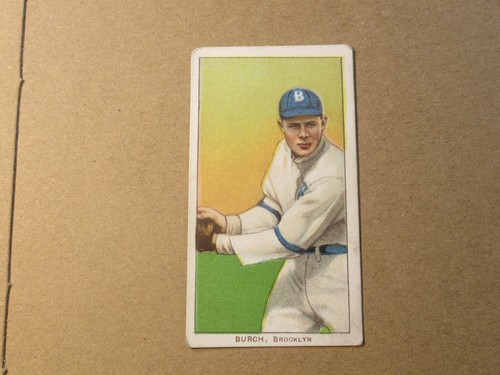1909 - 1911 T206 WHITE BORDER AL BURCH BROOKLYN SUPERBAS HIGHER GRADE ...