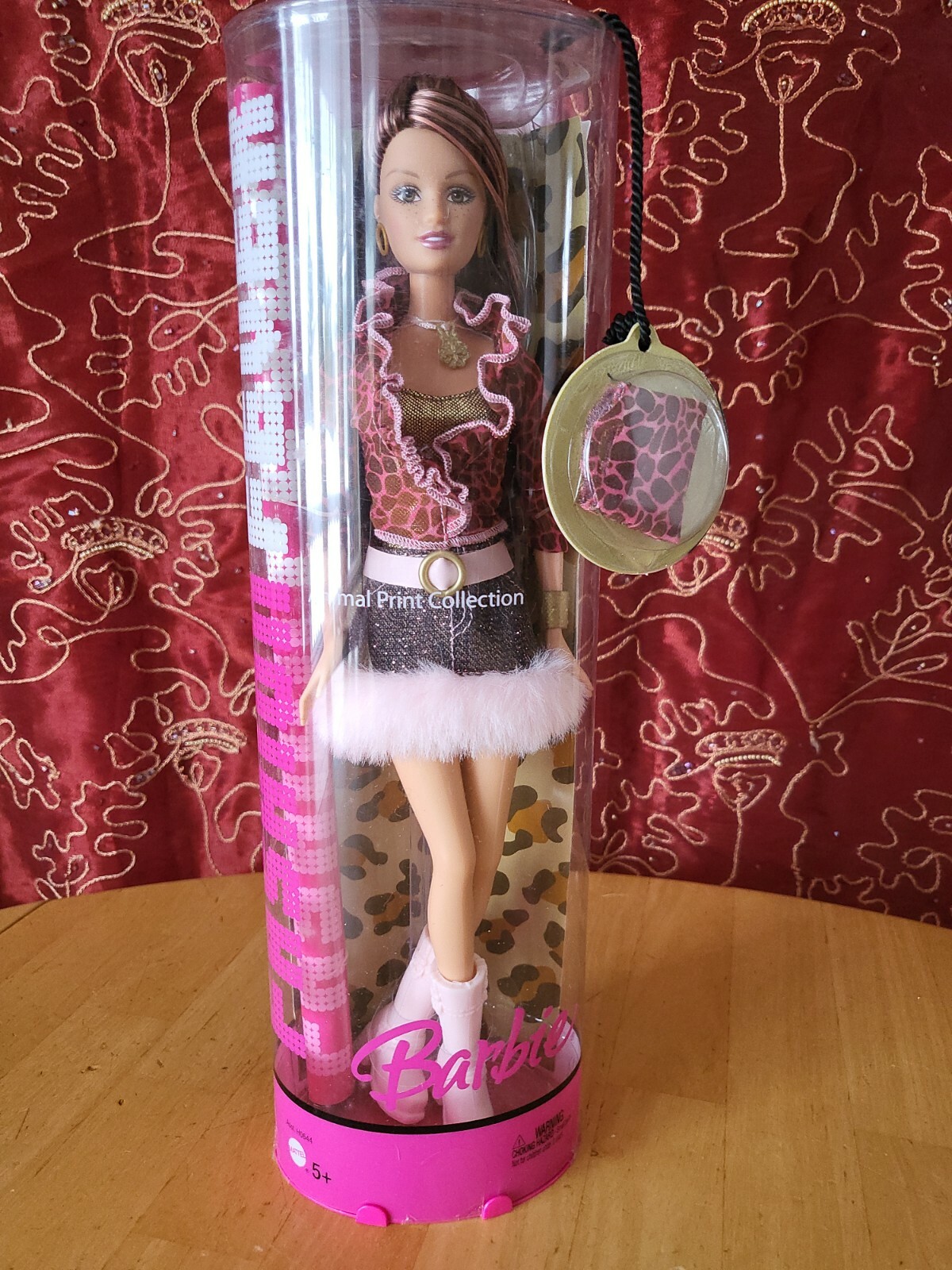 Barbie Fashion Fever Animal Print Collection Lara doll w/ freckles red ...