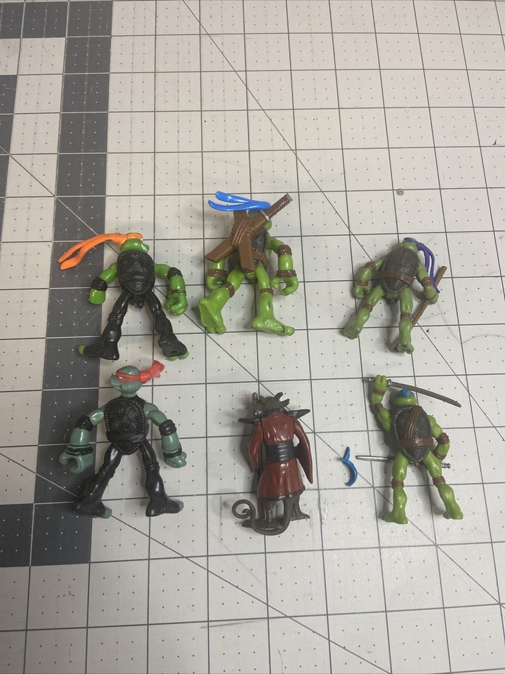 Playmates Mini Mutants TMNT & MINI Figures HTF! Lot of 6 3 Inch | eBay