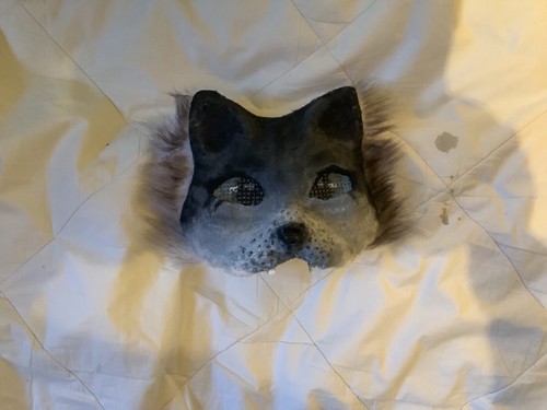 therian cat mask grey handmade furry otherkin | eBay