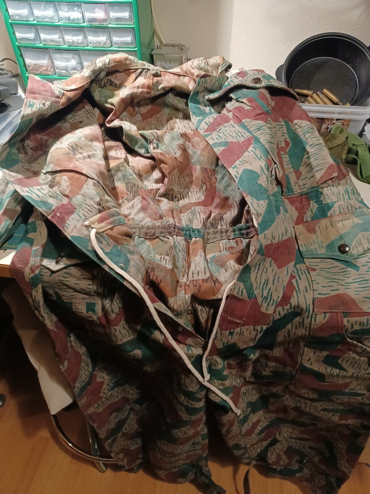 BULGARIAN CAMO SPLINTER JUMPSUIT COVERALL SOVIET BULGARIA PARA COMMANDO ...