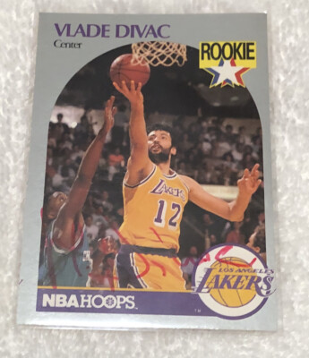 Vlade Divac 1990 NBA Hoops #154 Rookie Card - Los Angeles Lakers | eBay