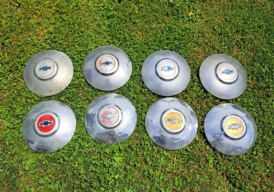 Set Of 4 1949-1950 Chevy Hubcaps 49 50 Chevrolet Styleline Deluxe ...