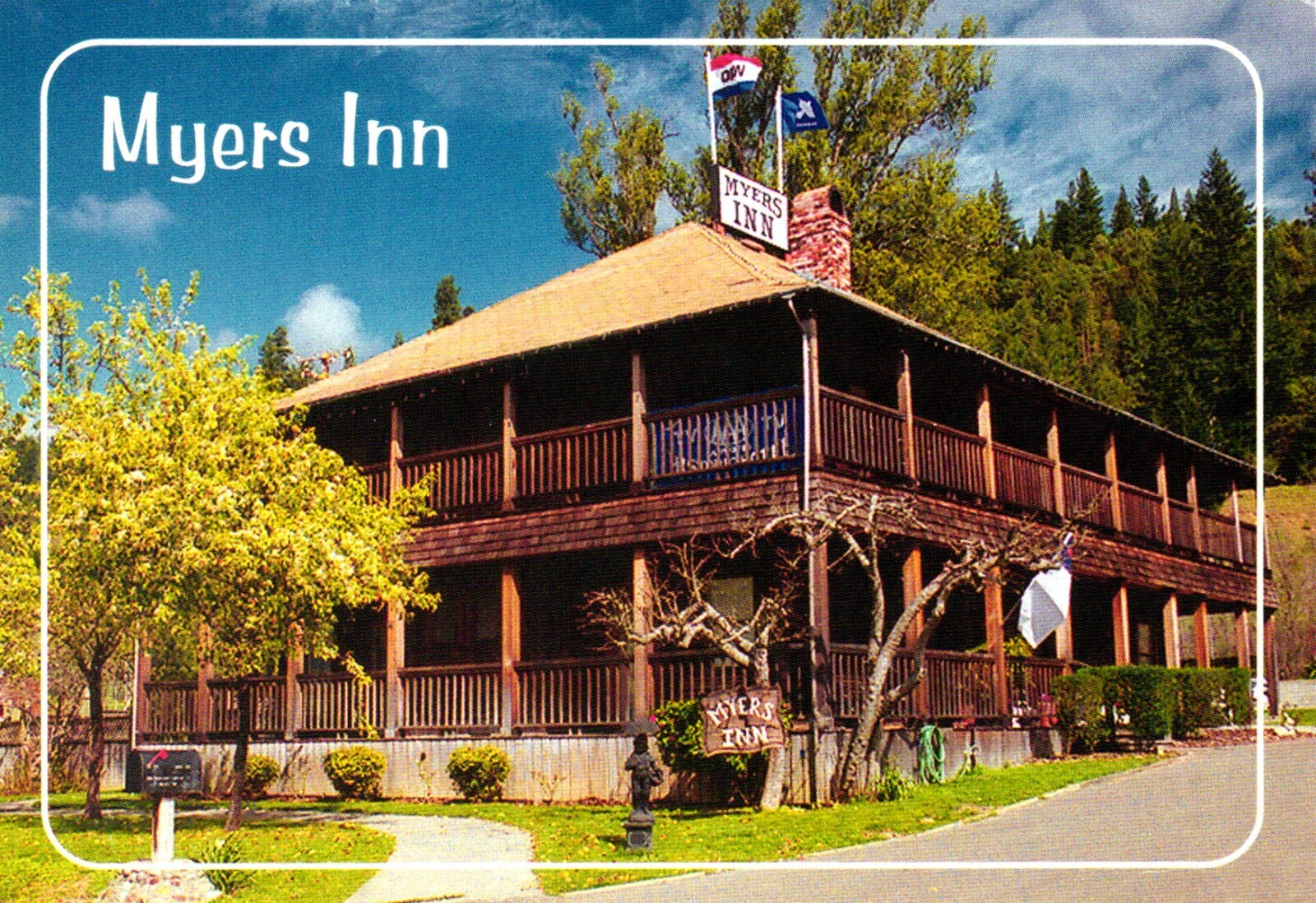 Myers Inn Myers Flat California Postcard | eBay