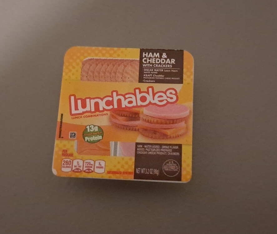 Ham And Cheddar Lunchables Nutrition