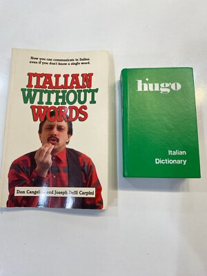 Italian Without Words + Hugo Italian Dictionary Bundle | eBay