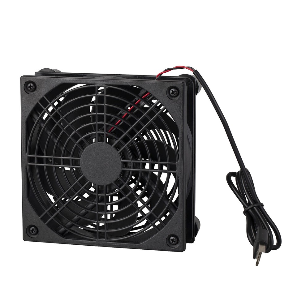 USB Cooling Fan Stand 1200RPM Network Modem Router Server Desktop ...