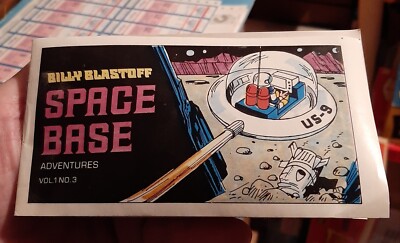 VINTAGE ELDON BILLY BLASTOFF SPACE BASE MINI COMIC ROBBIE ROBOT NOT FLAT CLEAN | eBay