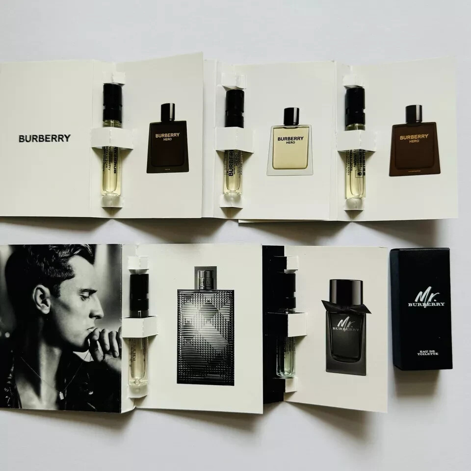 Burberry Cologne Collection Sample Spray Vial 6pc Set | eBay