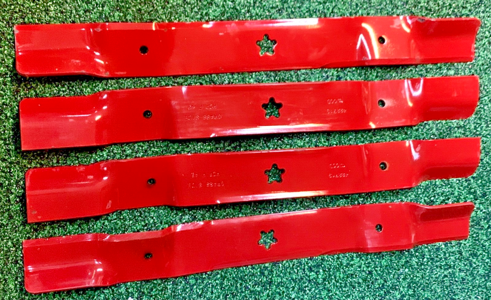 Craftsman USA OEM XHT OMEGA 3-N-1 42" BLADES 422719 138971 134149 4 PAK ...