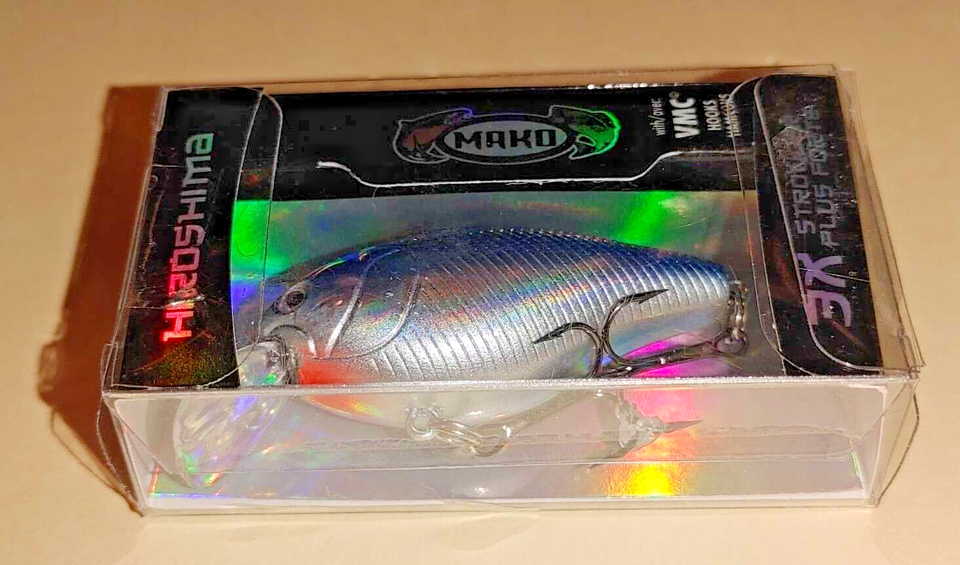 🎣MAKO Crankbaits 5cm/6g Minnow Fishing Lures VMC Hook (BLUE, SILVER) | eBay