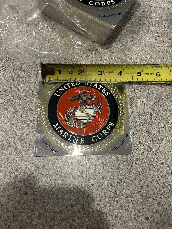 USMC United States Marine Corps Vinyl Sticker Decal Emblem Seal. Lot of ...