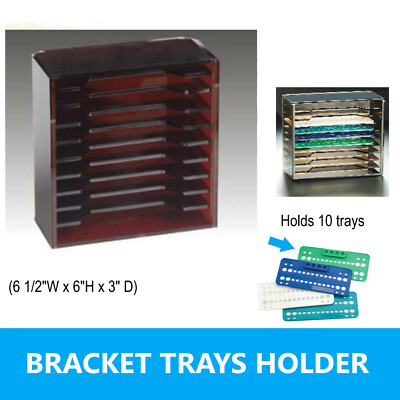 Dental Orthodontic Bracket Trays Holder -Bracket Trays Organizer- Holds ...