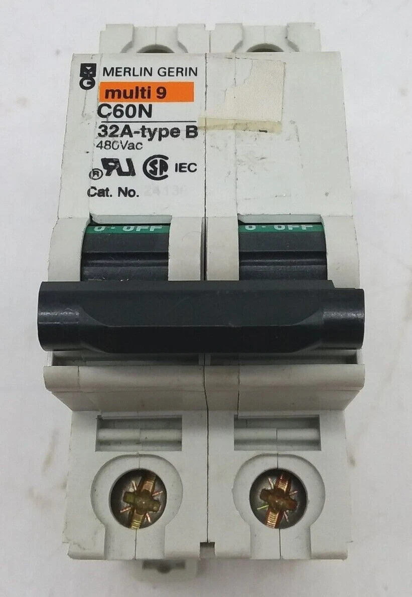 MERLIN GERIN MULTI C60N 16 AMP C CURVE DOUBLE CIRCUIT, 49% OFF