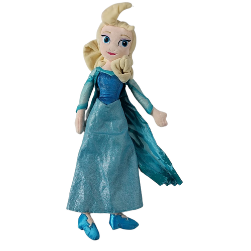 Disney Frozen Princess Elsa Sparkly Shimmering Plush Stuffed Animal 19 ...