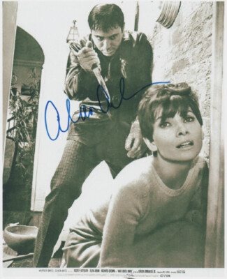 ALAN ARKIN signed WAIT UNTIL DARK 8x10 w/ coa ATTACKS AUDREY HEPBURN ...