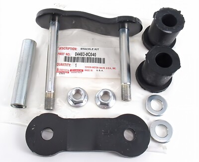 Genuine OEM Toyota 04483-0C040 Rear Leaf Spring Shackle Kit 2007-2020 ...