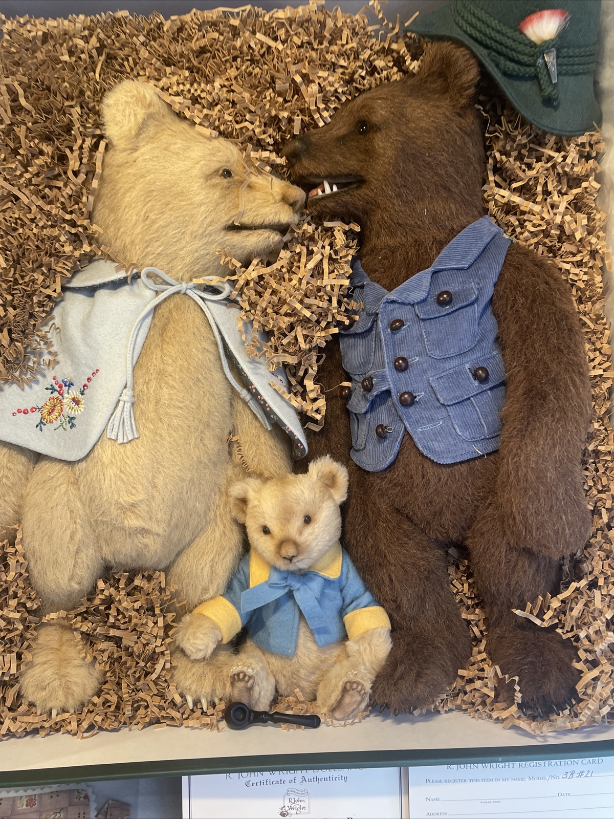 R. JOHN WRIGHT AND THE THREE BEARS WITH MATCHING #'s MIB | eBay