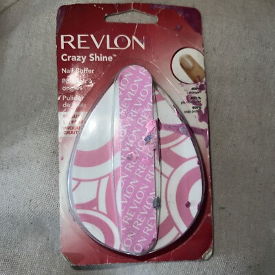 REVLON Crazy Shine Nail Buffer Top Coat Shine Manicure 42019 | eBay
