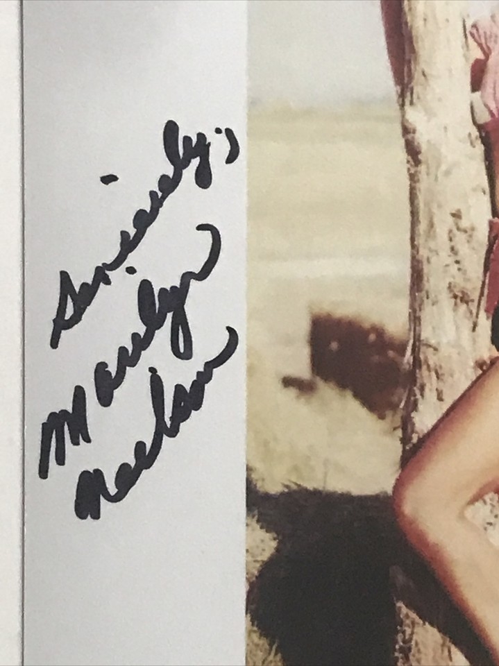 Marilyn Hanold Autographed Photo Playboy Playmate | eBay