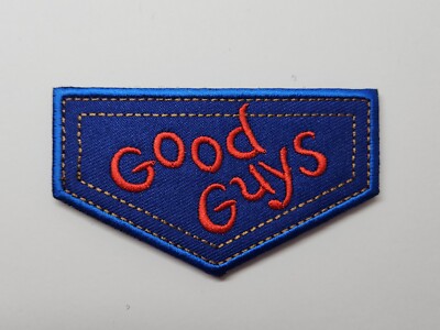 GOOD GUYS Hook and Loop Patch Badge Tactical Morale Military Chuckie ...