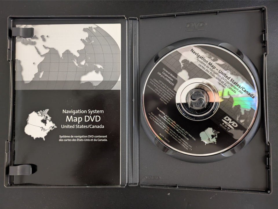 GM 25956245 NOS Genuine OEM GM Navigation DVD v7.3 Multiple Models MAKE ...