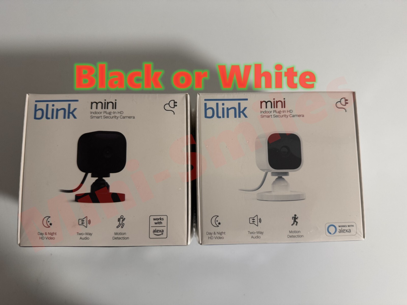 Amazon Blink Mini 1080p Security Camera Black or White | eBay