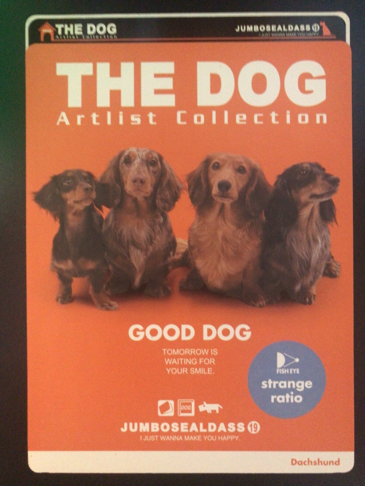 Dachshund THE DOG Artlist collection Jumbo Sticker 8in 2003 part 18 | eBay