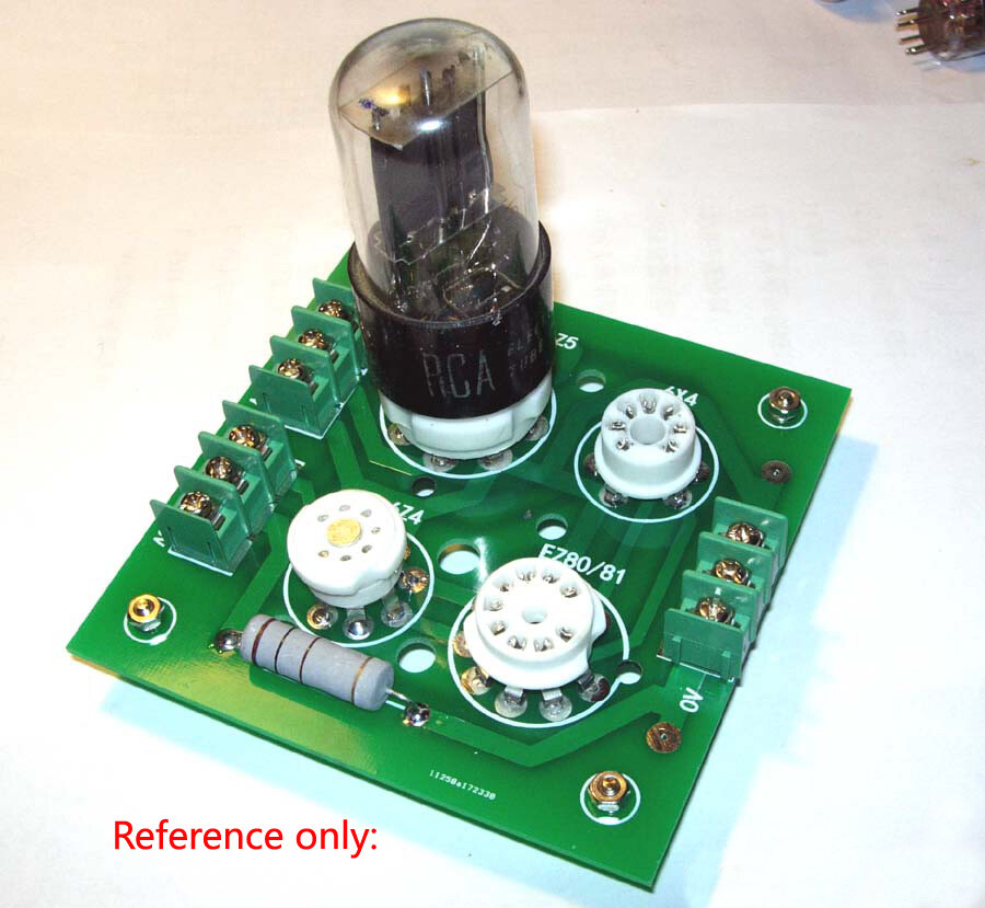 Tube Rectifier Filter Board Bare PCB for 5Z2/5Z3 6Z5 6X5 EZ80 EZ81 6Z4 ...