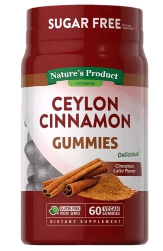 X3 Ceylon Cinnamon Gummies Sugar Free Vegan Vitamins/Supplements, 180 ...