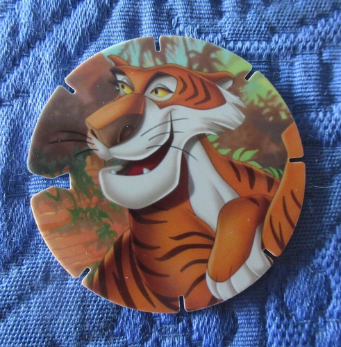SUPER FLIZZ 2 DISNEY n°71 SHERE KHAN Le livre de la jungle Jeton Pog ...