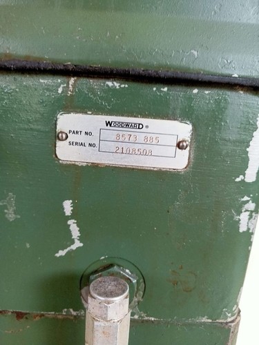 WOODWARD GOVERNOR PG-PL | P/N: 8573-885 | RPM: 332-1030 | SERIAL NO ...