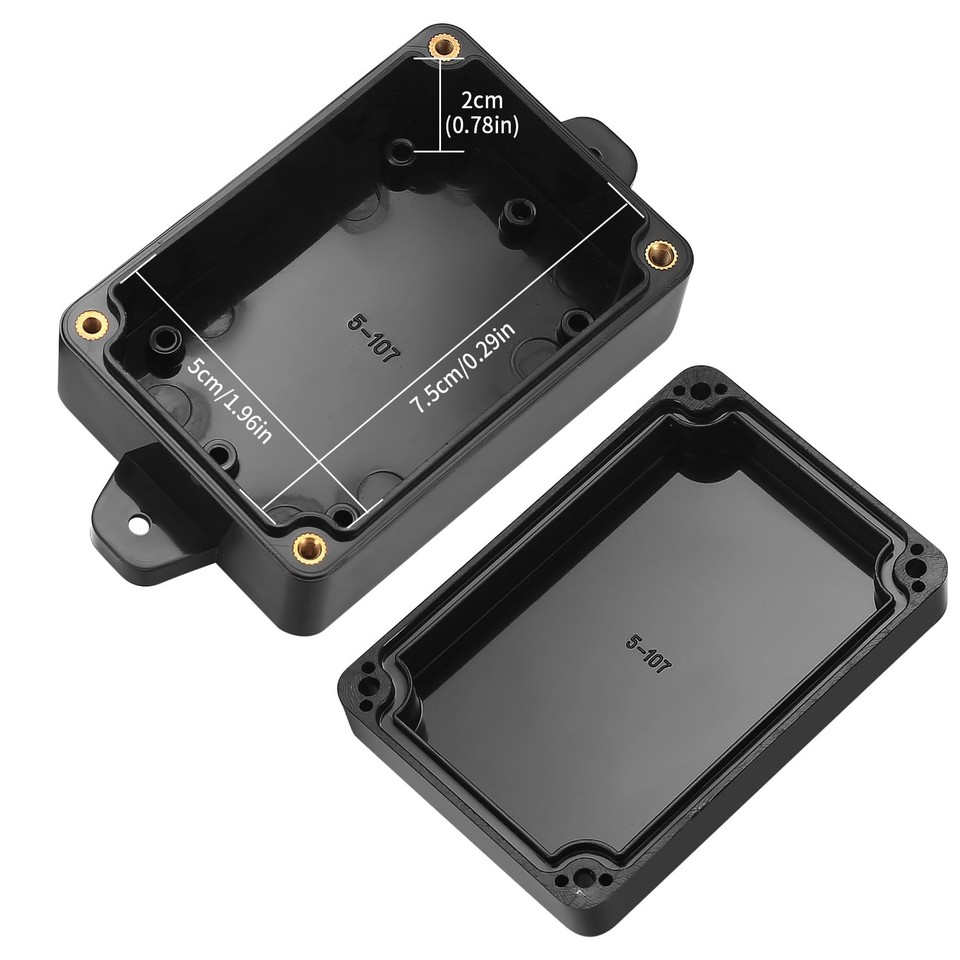 Project Box, 4pcs Junction Boxes, IP65 Waterproof Electrical Boxes, ABS Plast... | eBay