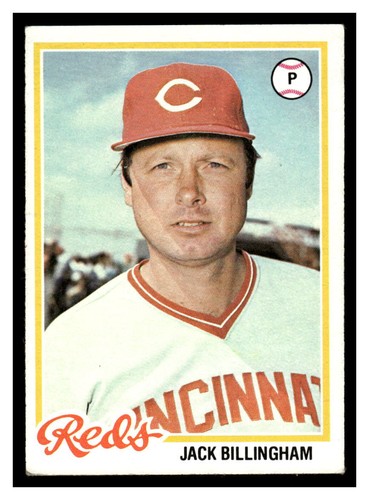 1978 Topps #47 Jack Billingham - Cincinnati Reds | eBay
