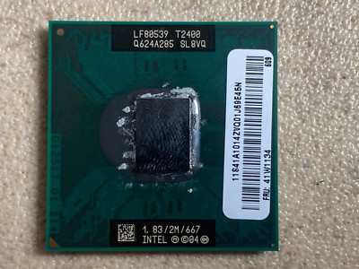 Intel Core Duo T2400 1.833 GHz 2MB CPU Processor SL8VQ Lenovo ThinkPad ...