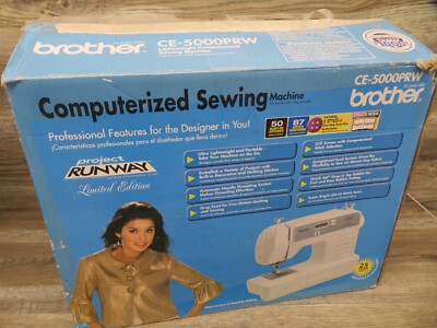 Brother Project Runway Limited Edition CE-5000 PRW Computerized Sewing ...