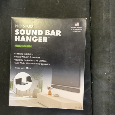 Soundbar Wall Mount Hangman No-Stud Sound Bar Hanger | eBay