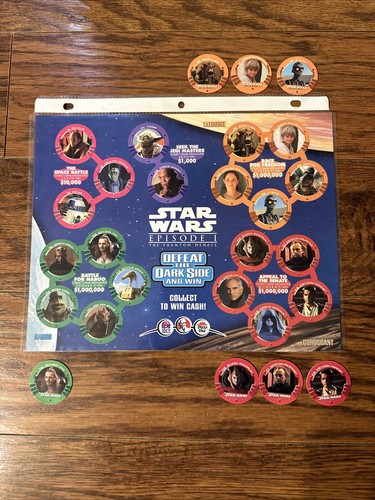 1999 Star Wars Fast Food Tray Liners Lot Tacobell Pizza Hut KFC | eBay